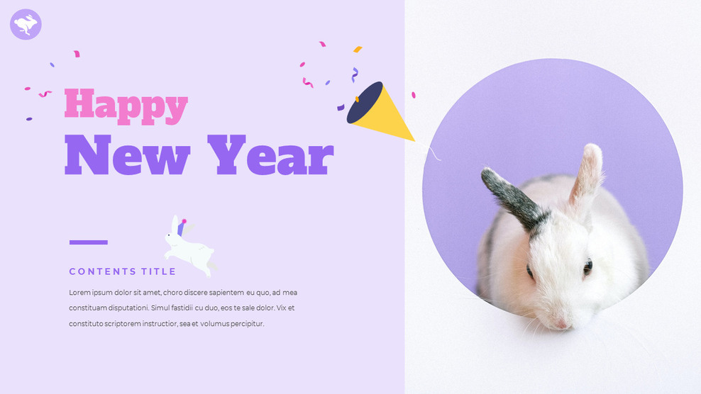 Year of the Rabbit presentation template