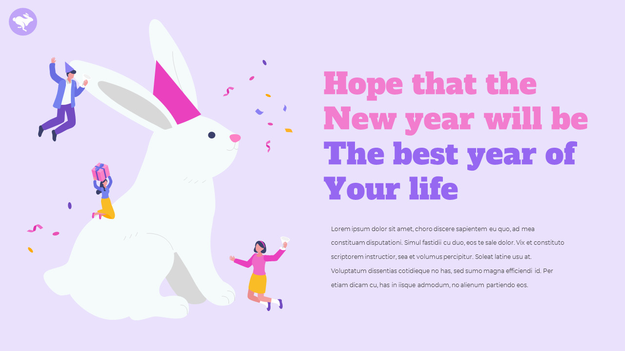 Year of the Rabbit presentation template