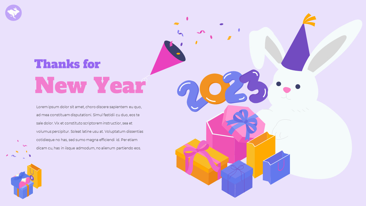 Year of the Rabbit presentation template