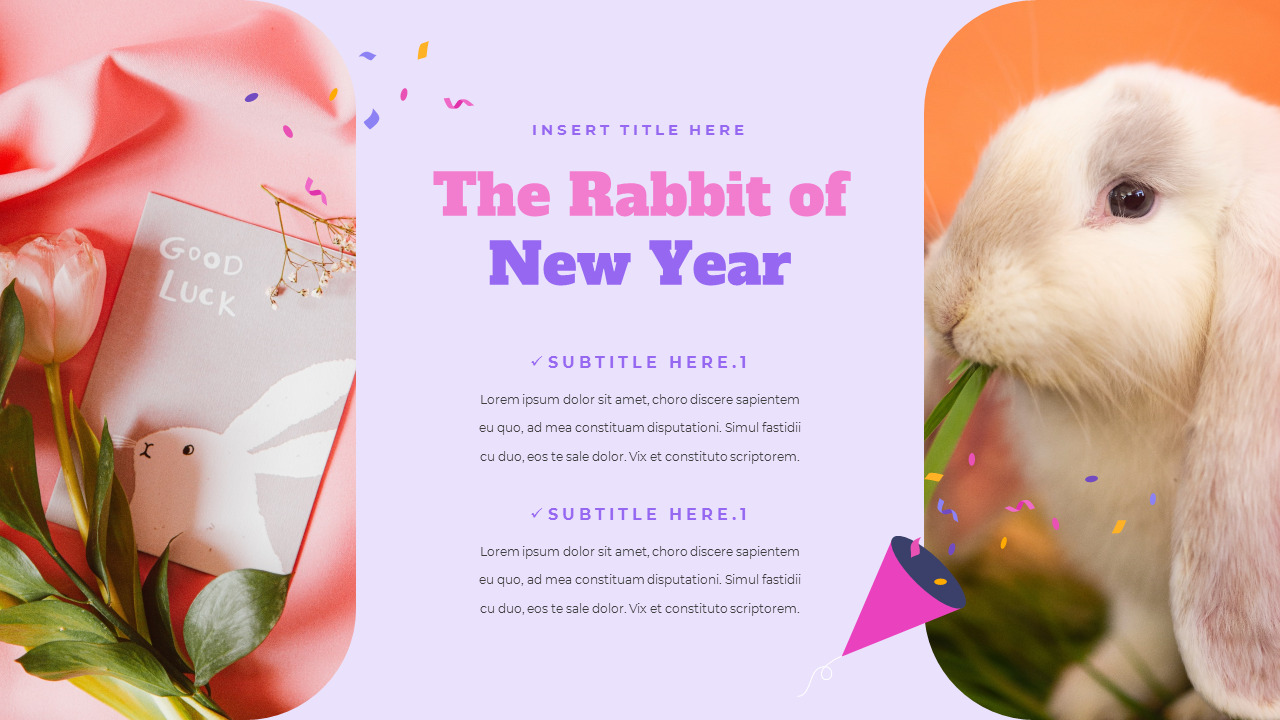 Year of the Rabbit presentation template
