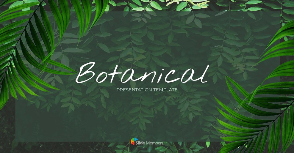 Botanical Google Slides Themes for Presentations