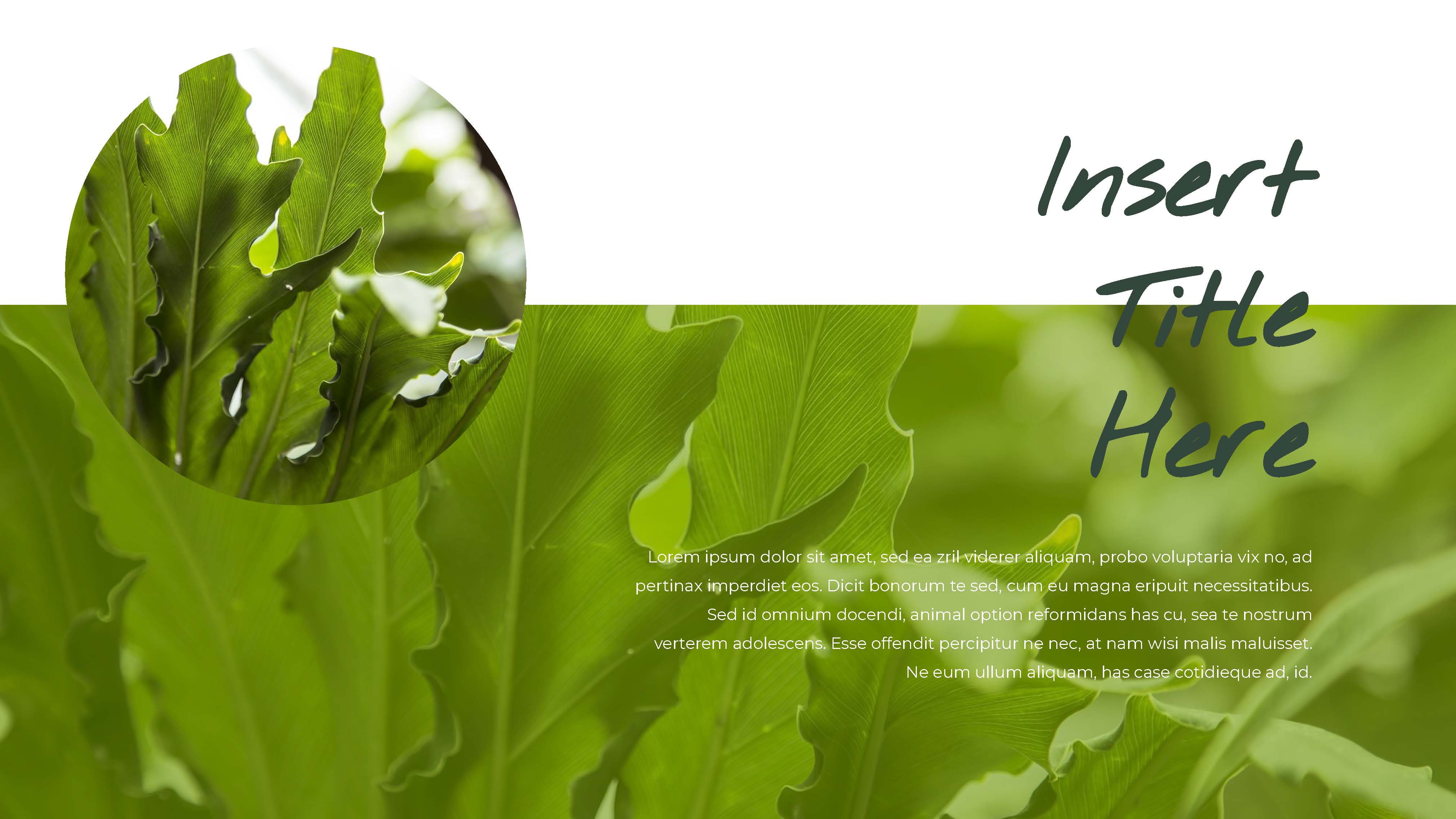 Botanical Google Slides Themes for Presentations