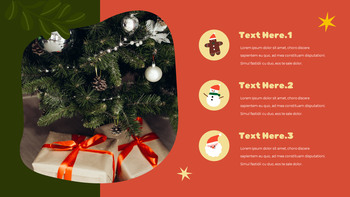 Christmas company profile template design