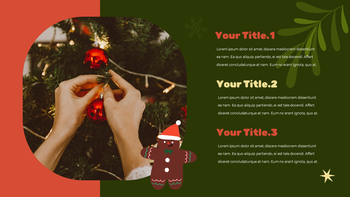 Christmas company profile template design