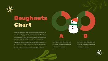 Christmas company profile template design