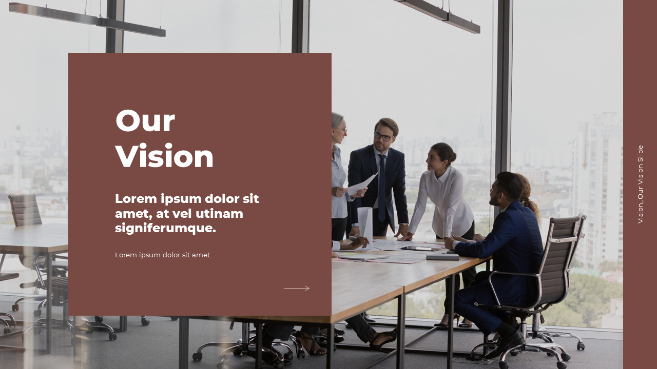 Our Vision creating PowerPoint Presentations