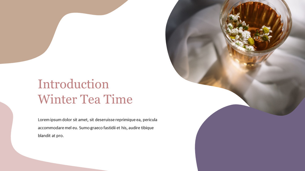 Winter Teatime Google Slides Interactive|Lifestyle