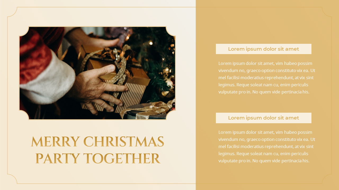 Merry Christmas Google Slides Presentation Templates