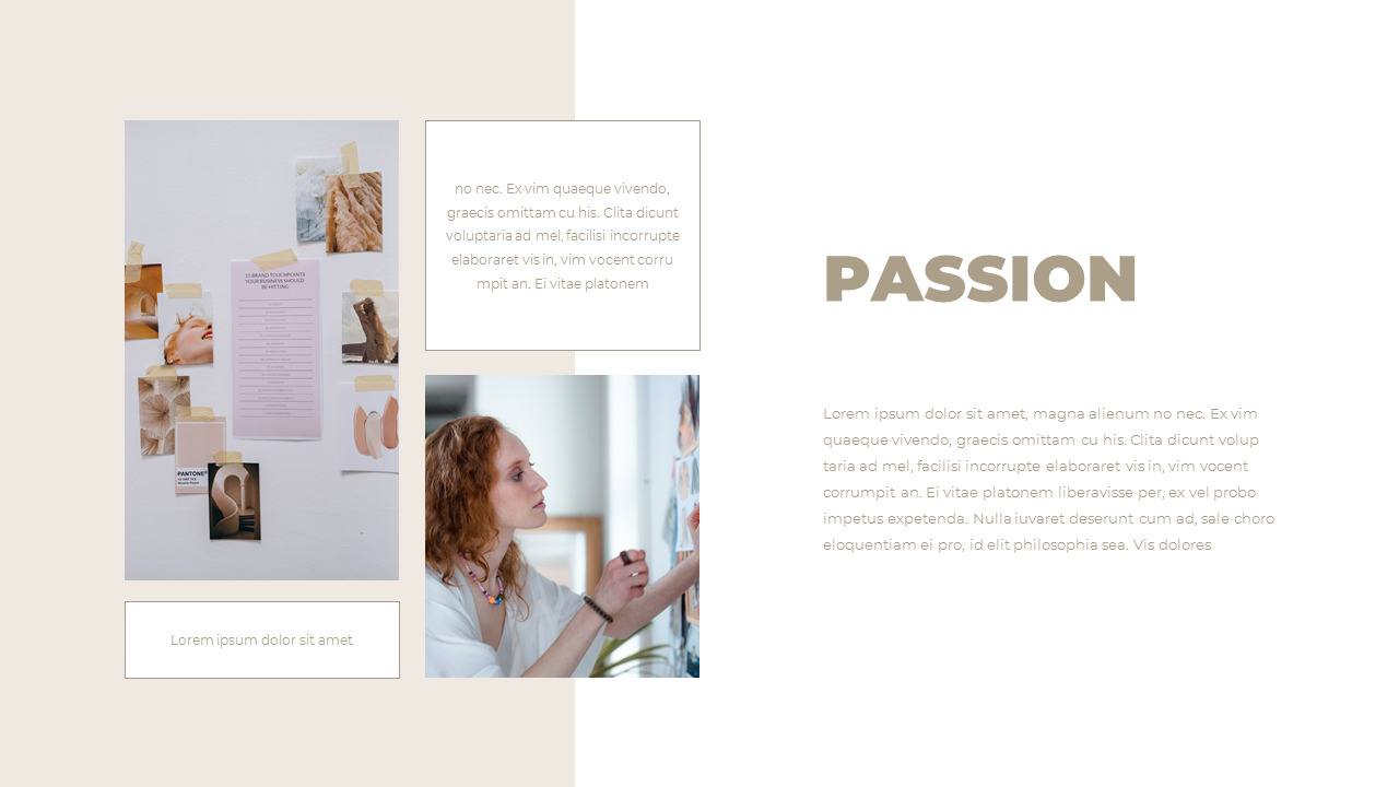 Self Introduction for Portfolio ppt templates google slides template