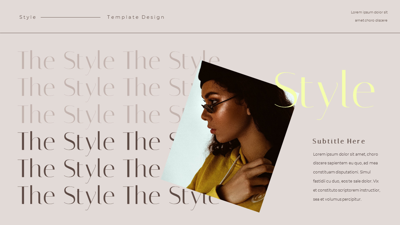 Style powerpoint presentation online