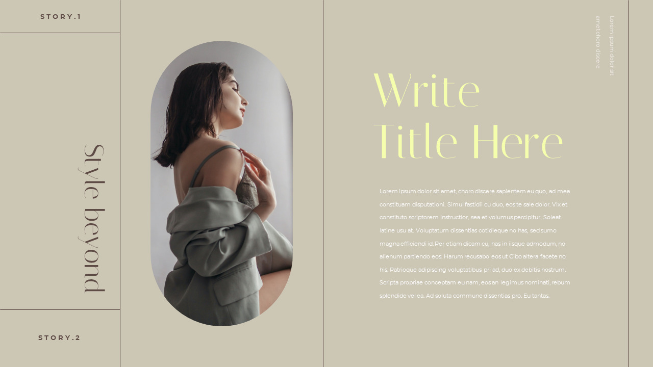 Style powerpoint presentation online