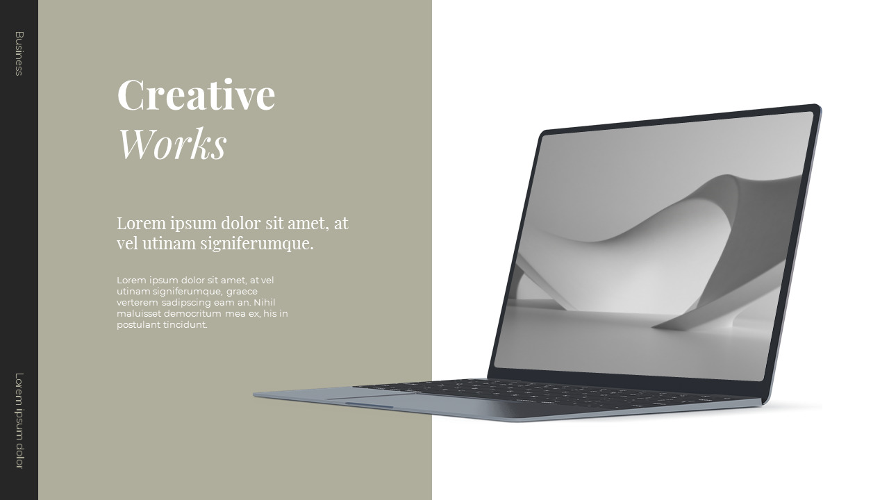 Business Works Simple Theme power point powerpoint