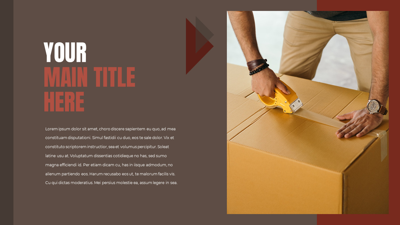 Delivery Service best google slides templates