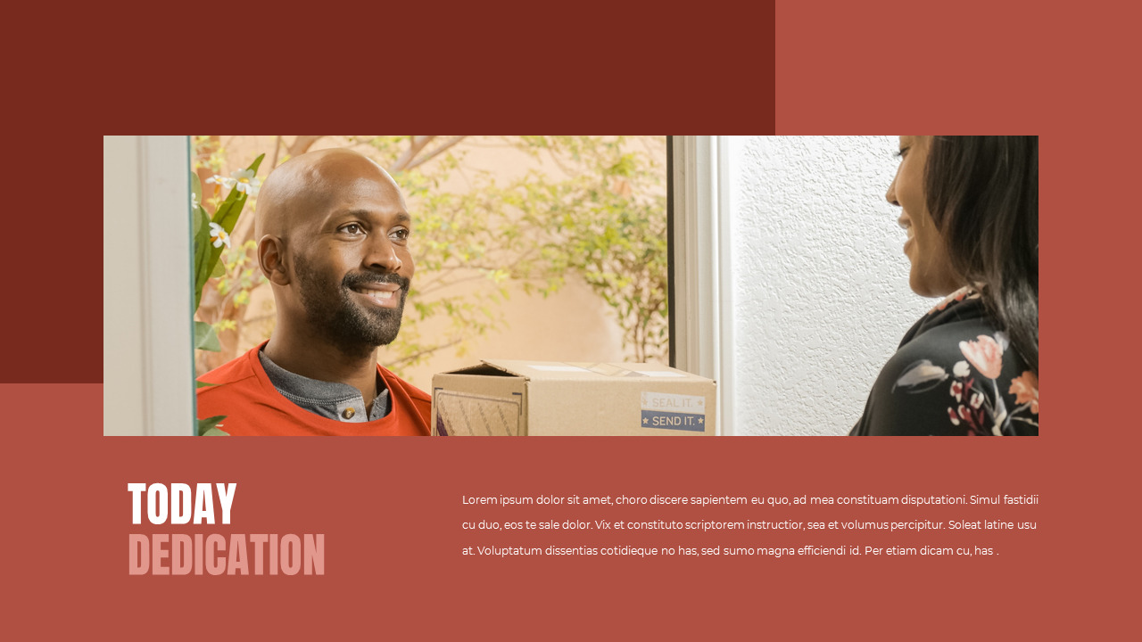 Delivery Service best google slides templates