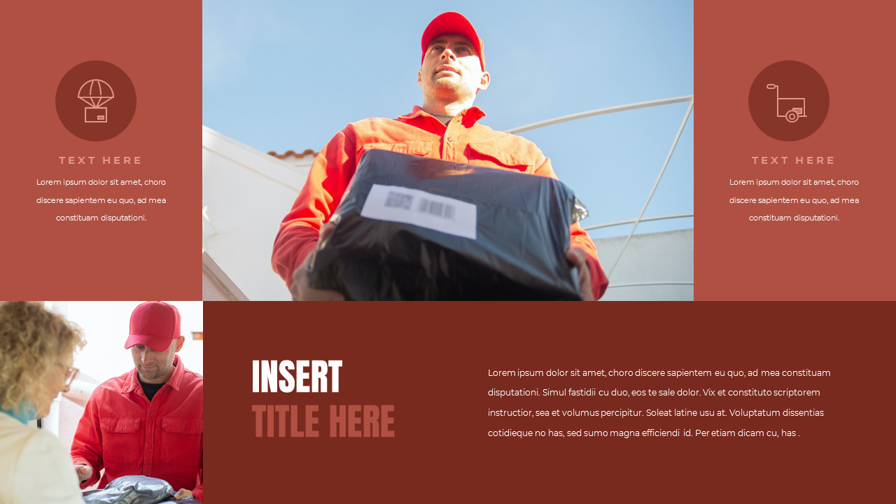 Delivery Service best google slides templates