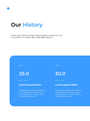 Medical Center Report pitch deck template ppt