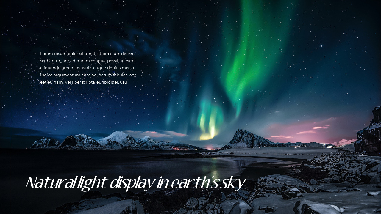 Aurora Simple Presentation Google Slides Template