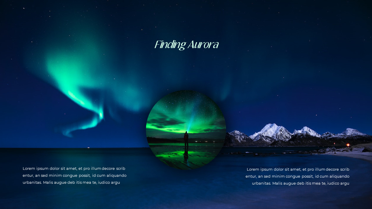 Aurora Simple Presentation Google Slides Template