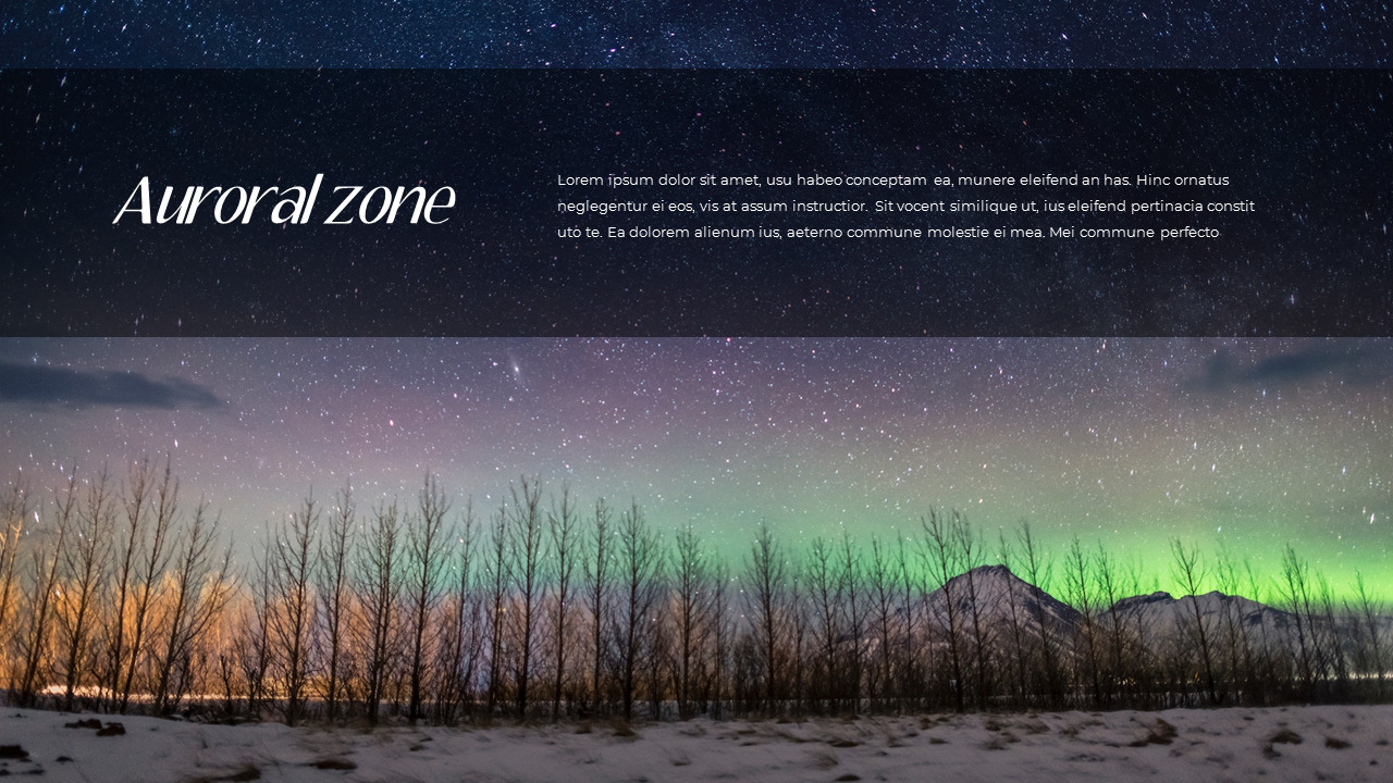 Aurora Simple Presentation Google Slides Template