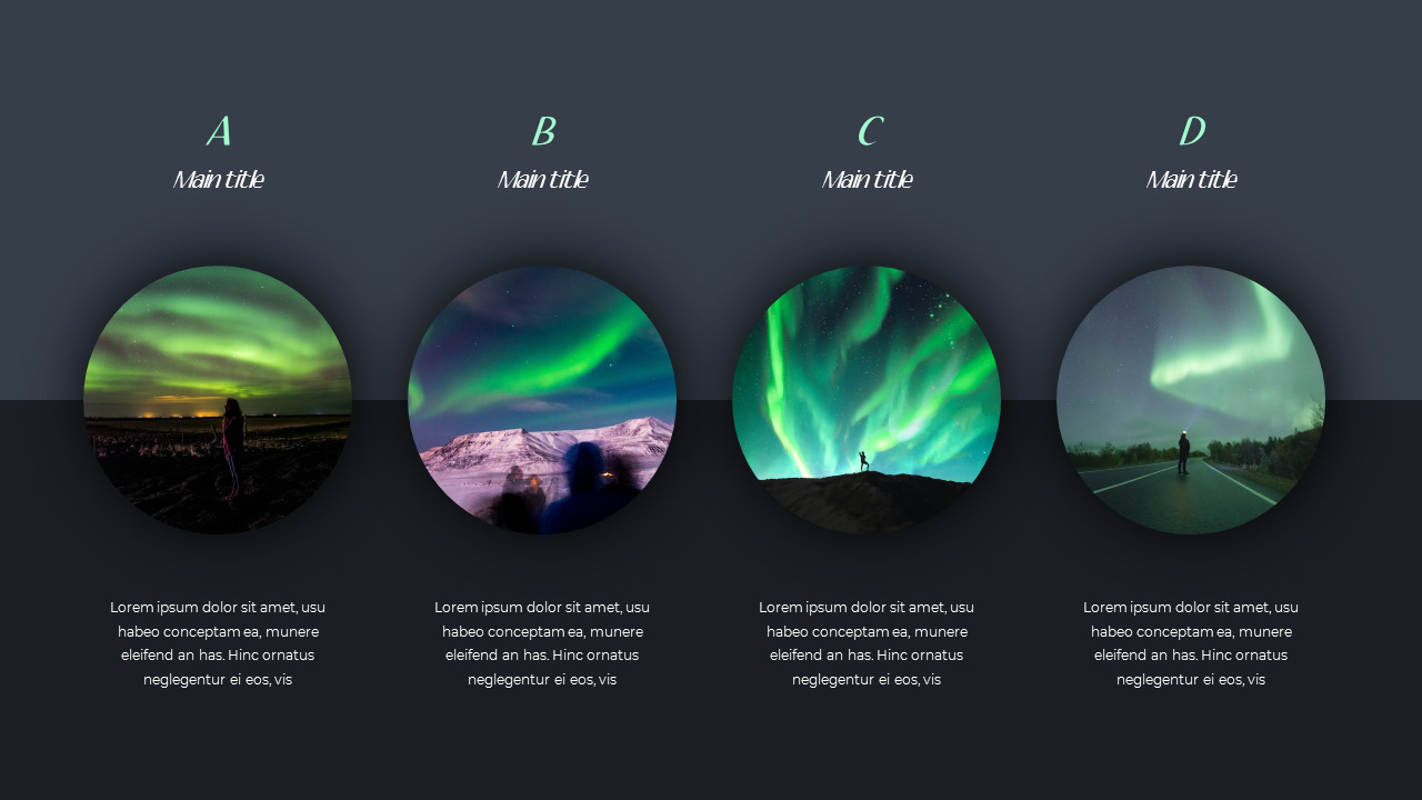 Aurora Simple Presentation Google Slides Template