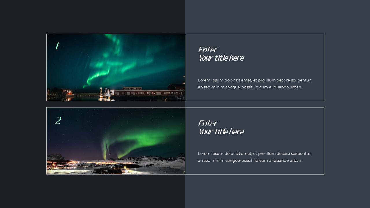Aurora Simple PowerPoint Template – Violet Gradient Deck