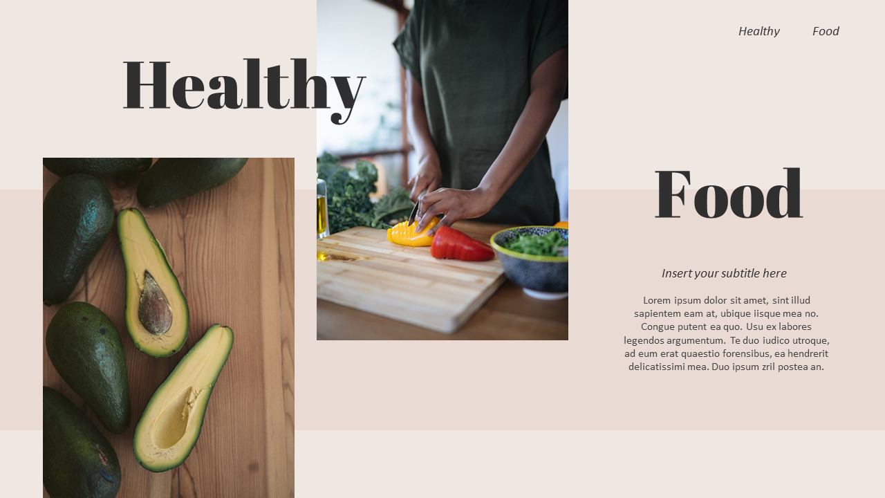 Healthy Eating PPT Presentation Samples|Business|Templates