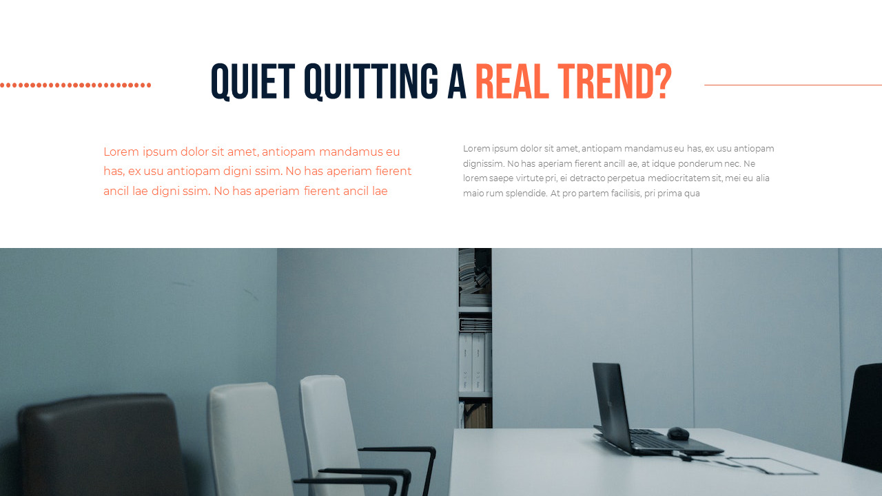 Quiet Quitting business template