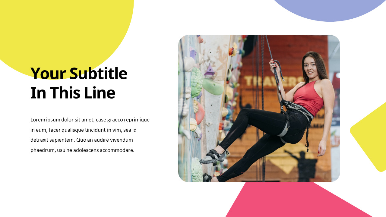 Sport Climbing example pitch deck|Lifestyle|PPT Templates
