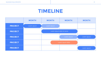 Business Plan of New Year template ppt gratis