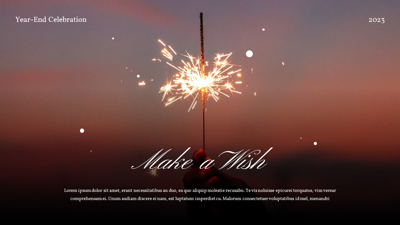 Year-End Celebration google google slides template