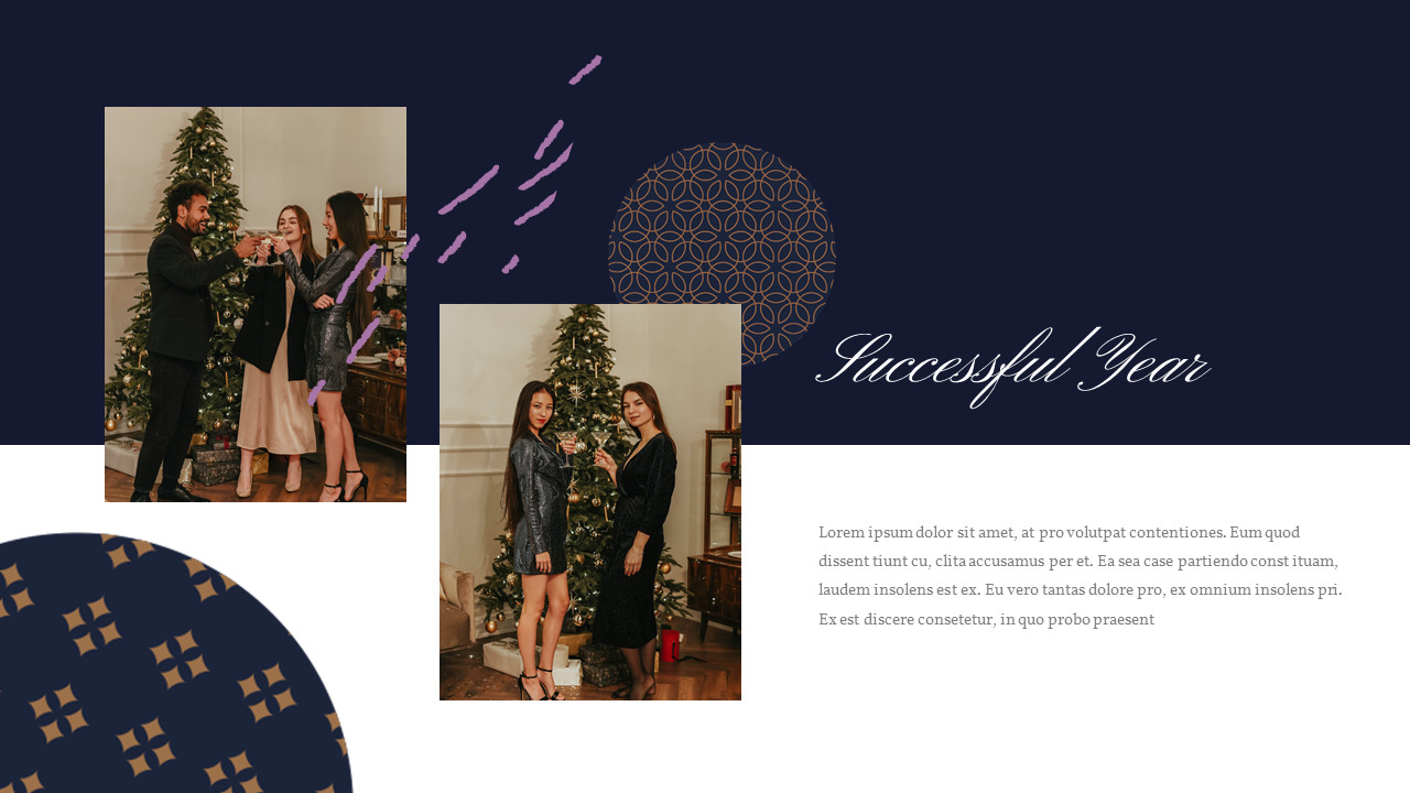 Year-End Celebration google google slides template