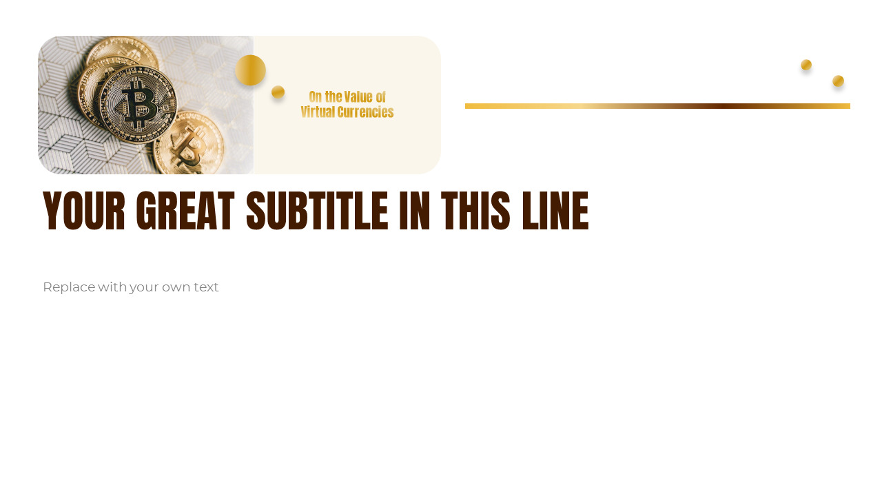 Free On the Value of Virtual Currencies - google slides template free