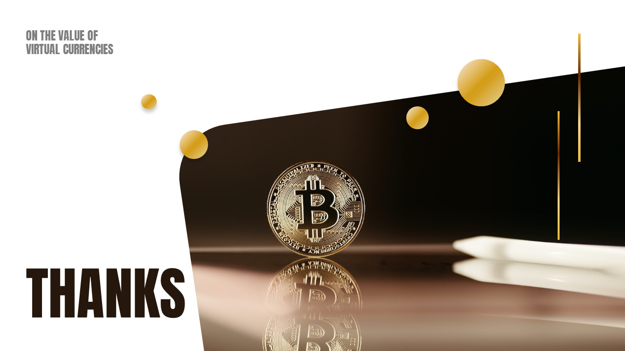 Free On the Value of Virtual Currencies - google slides template free