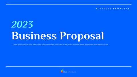 2023 Business Proposal power point powerpoint