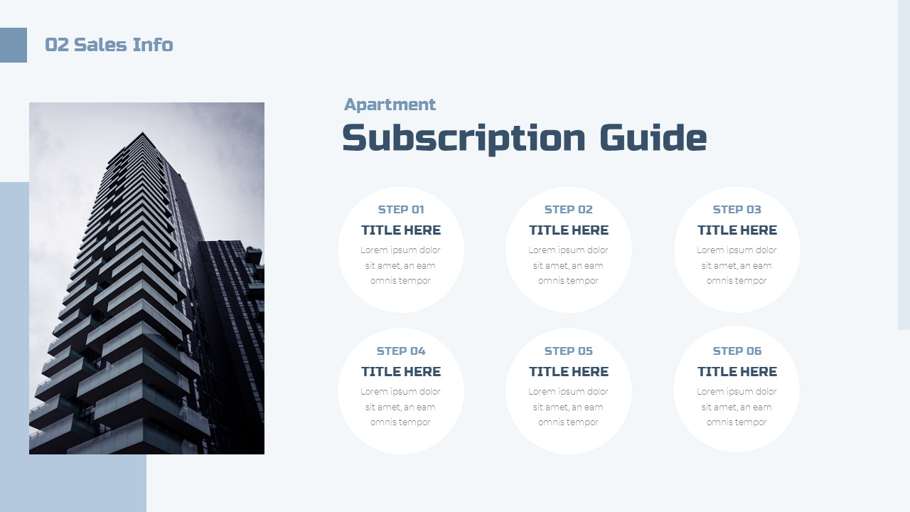 Apartment design in powerpoint