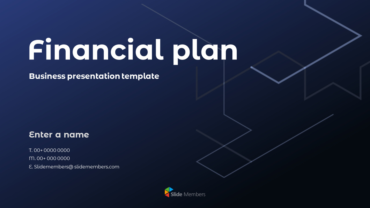 Financial Plan presentation slides ppt
