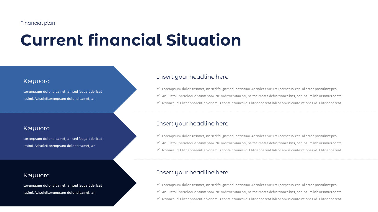 Financial Plan presentation slides ppt