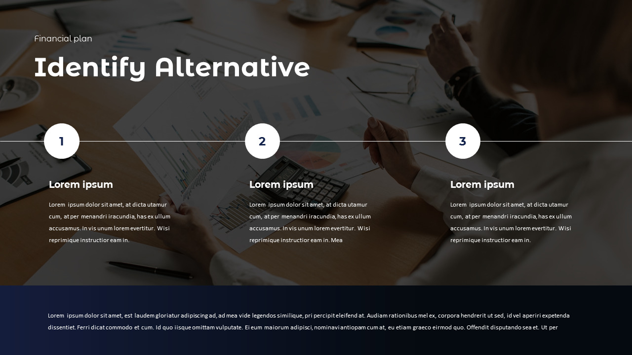 Financial Plan presentation slides ppt