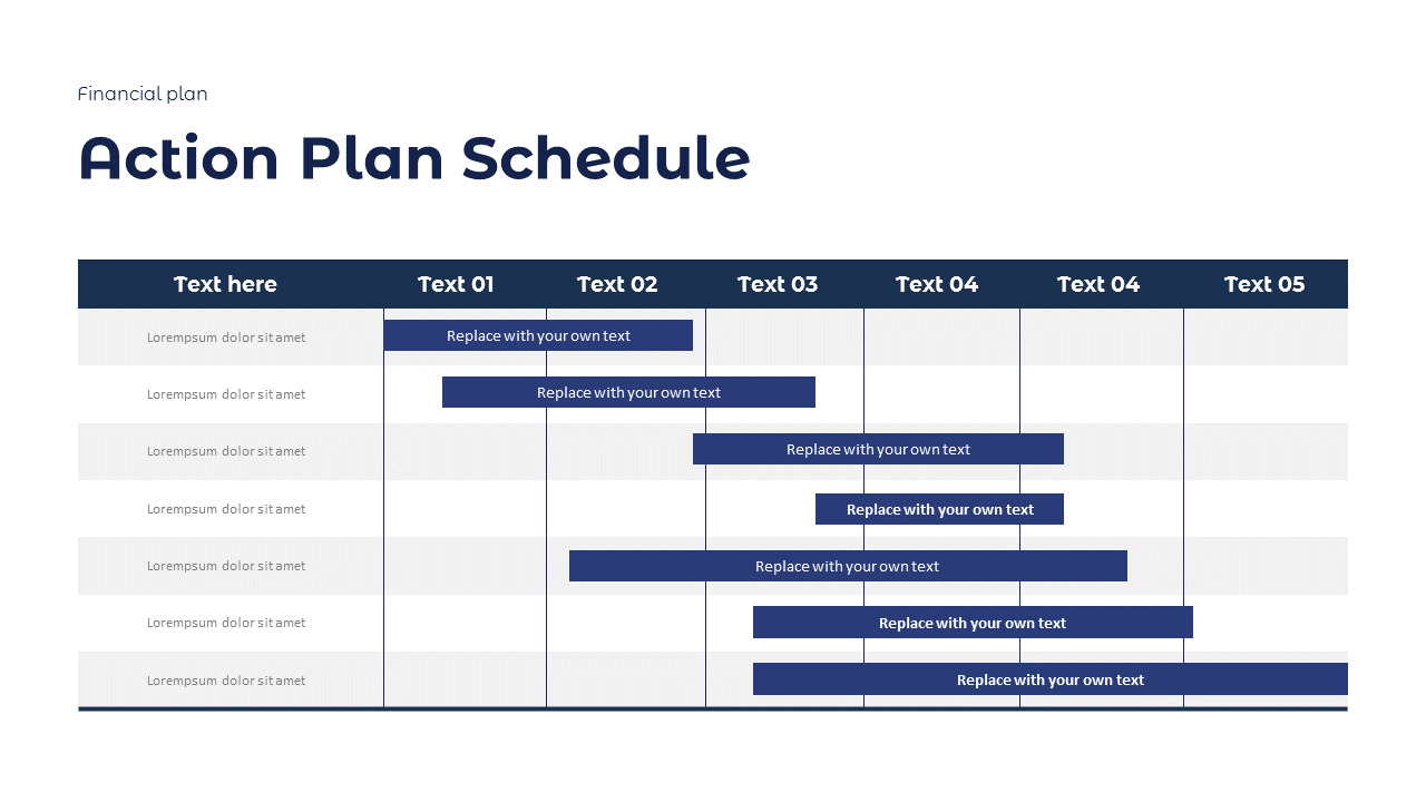 Financial Plan presentation slides ppt