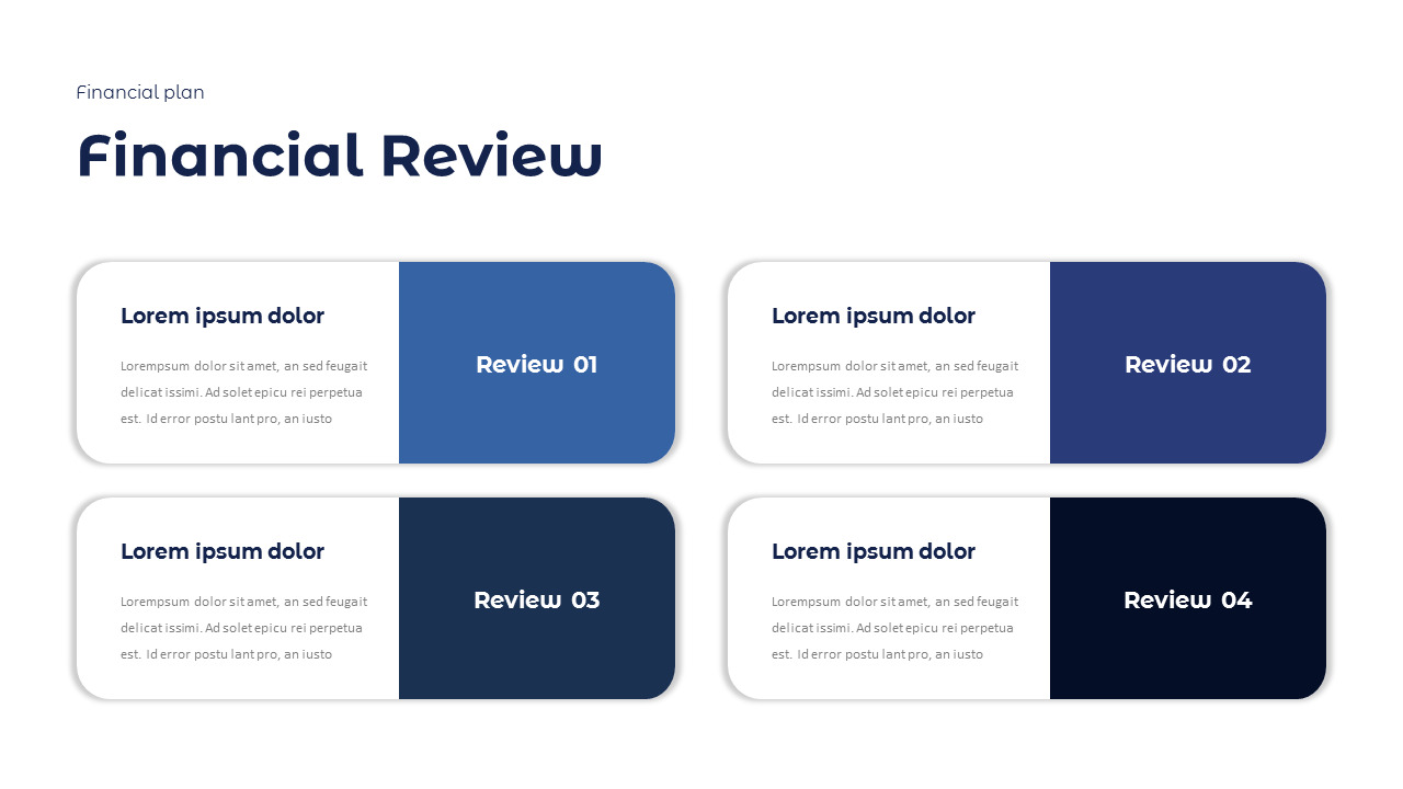 Financial Plan presentation slides ppt