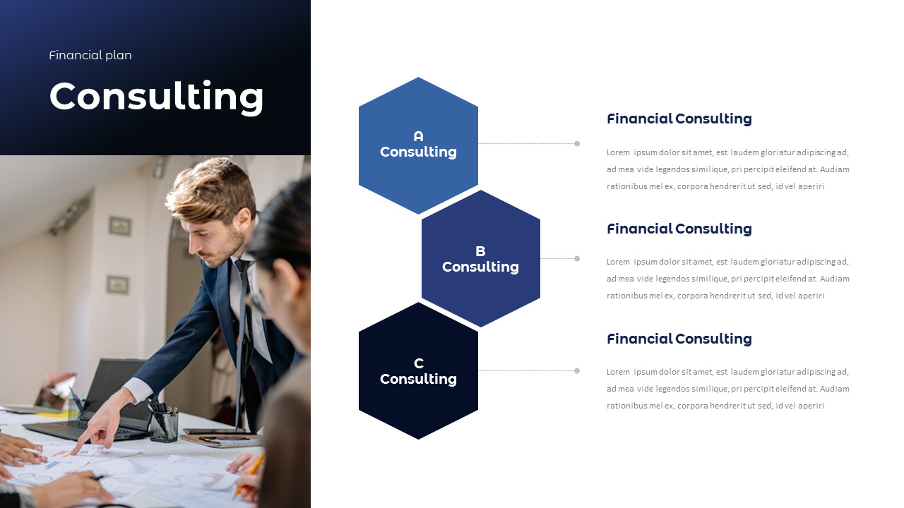 Financial Plan presentation slides ppt