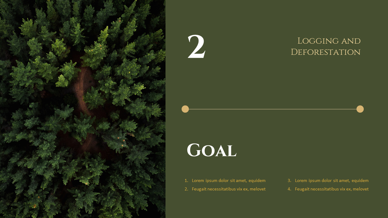 Logging and Deforestation developing powerpoint|Lifestyle|Templates