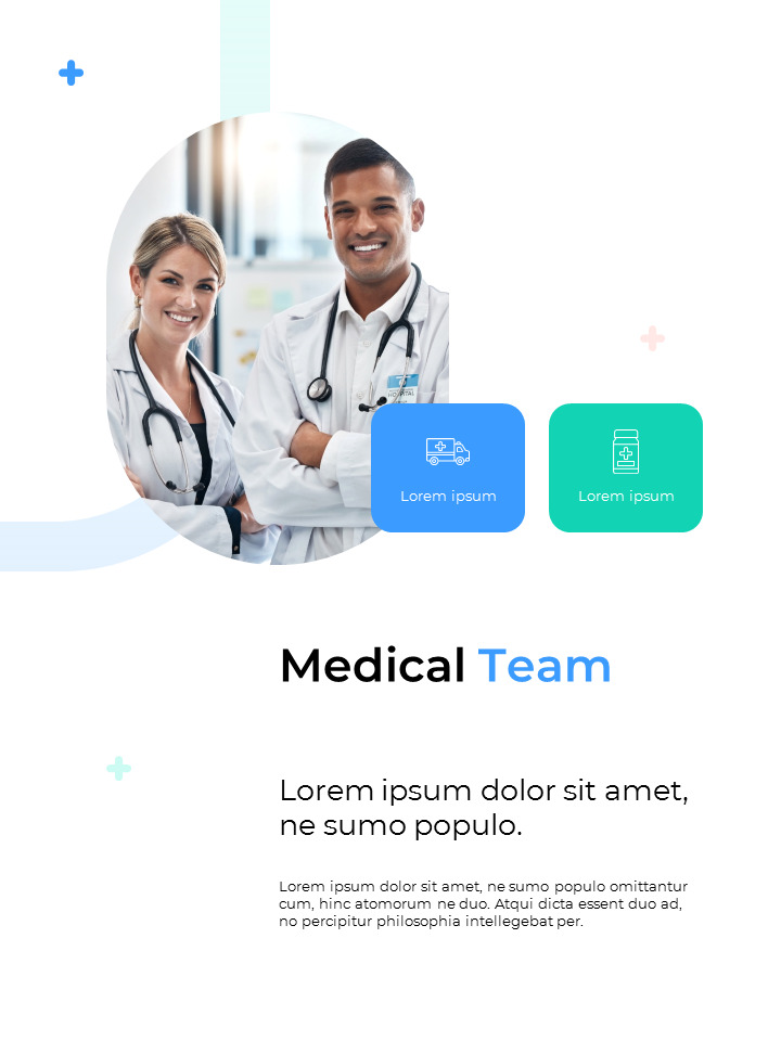 Medical Center Report Google Slides Presentation Templates