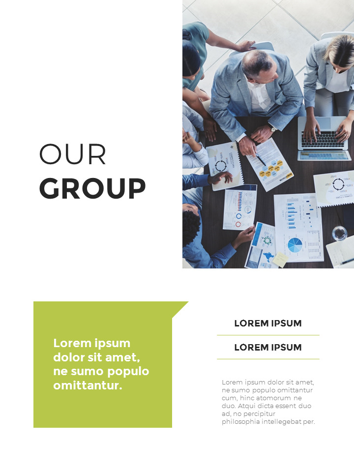 About Business Group Interactive PPT