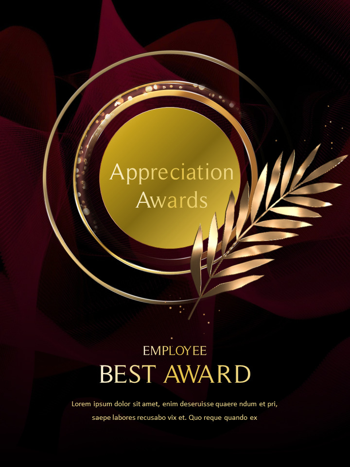 Best Awards elegant ppt templates