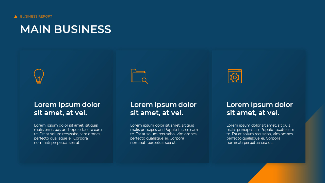 Business Report Modern PowerPoint