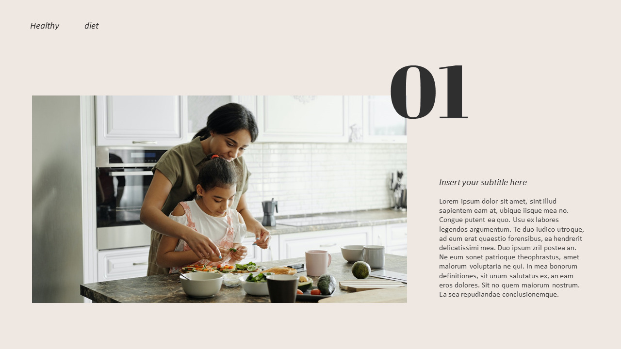 Healthy Eating google slides powerpoint|Business