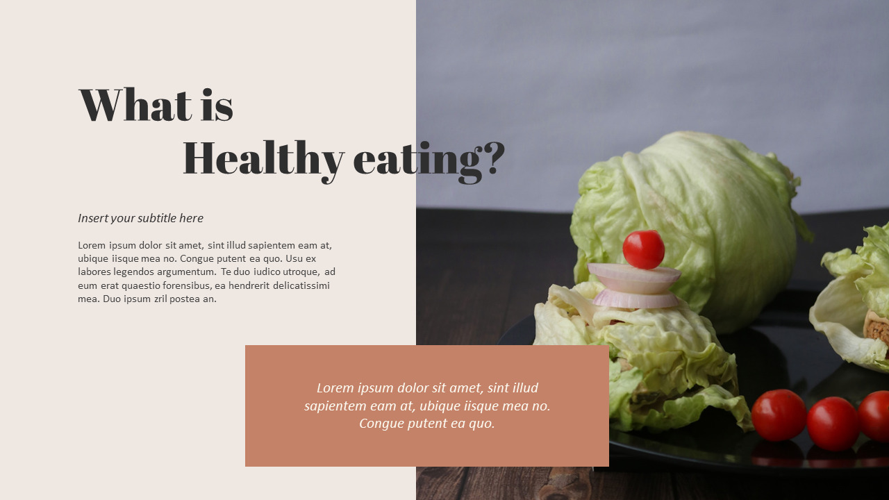 Healthy Eating google slides powerpoint|Business