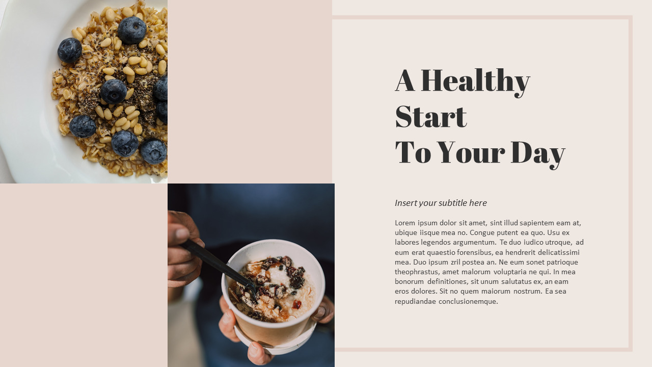 Healthy Eating google slides powerpoint|Business