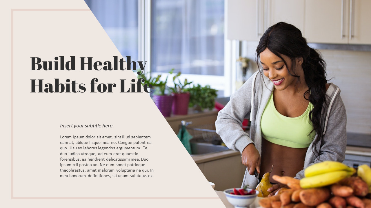 Healthy Eating google slides powerpoint|Business